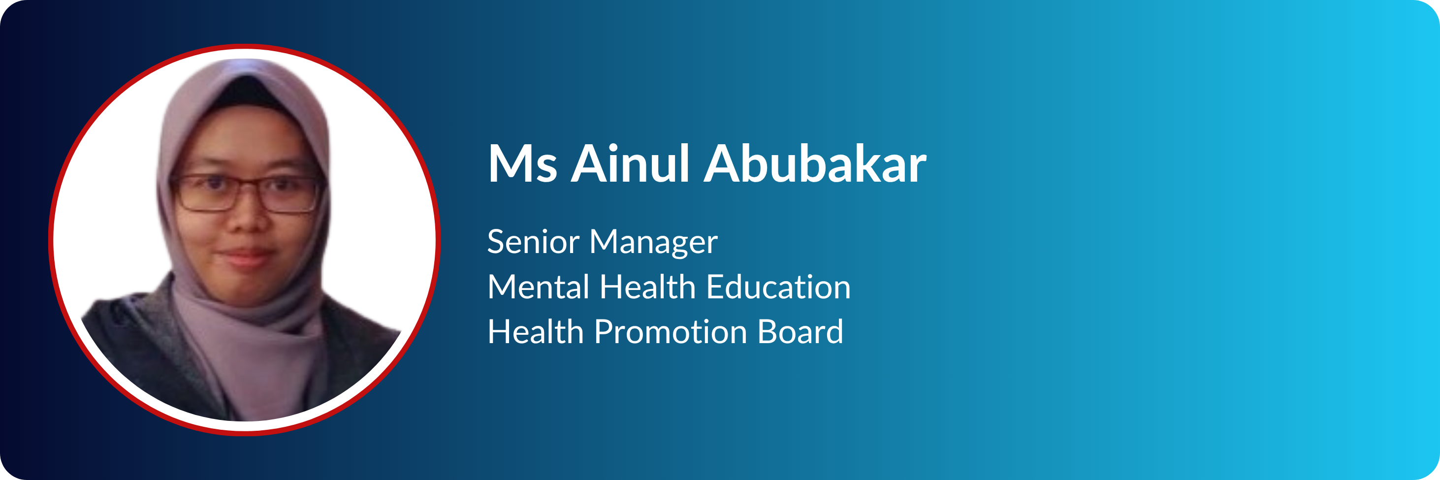 Ms Ainul Abubakar